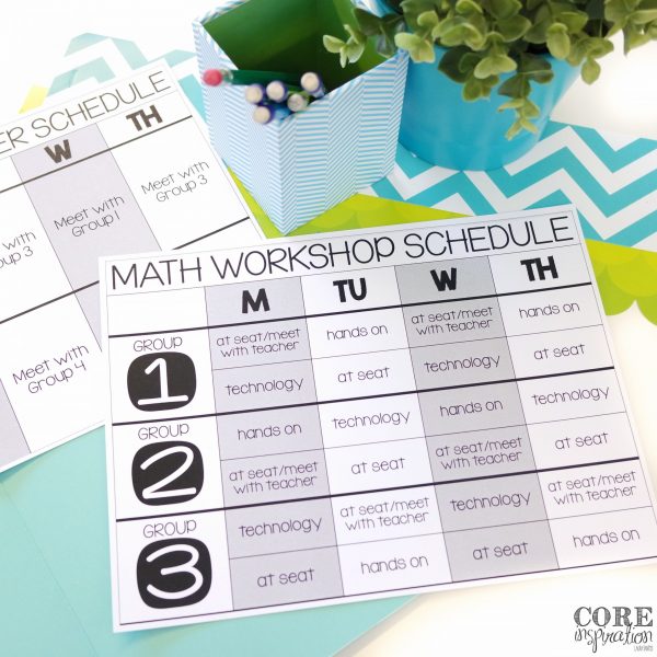 How To Organize Small Groups for Math Workshop - Core Inspiration