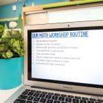 How To Make the First Week of Math Workshop A Success - Core Inspiration