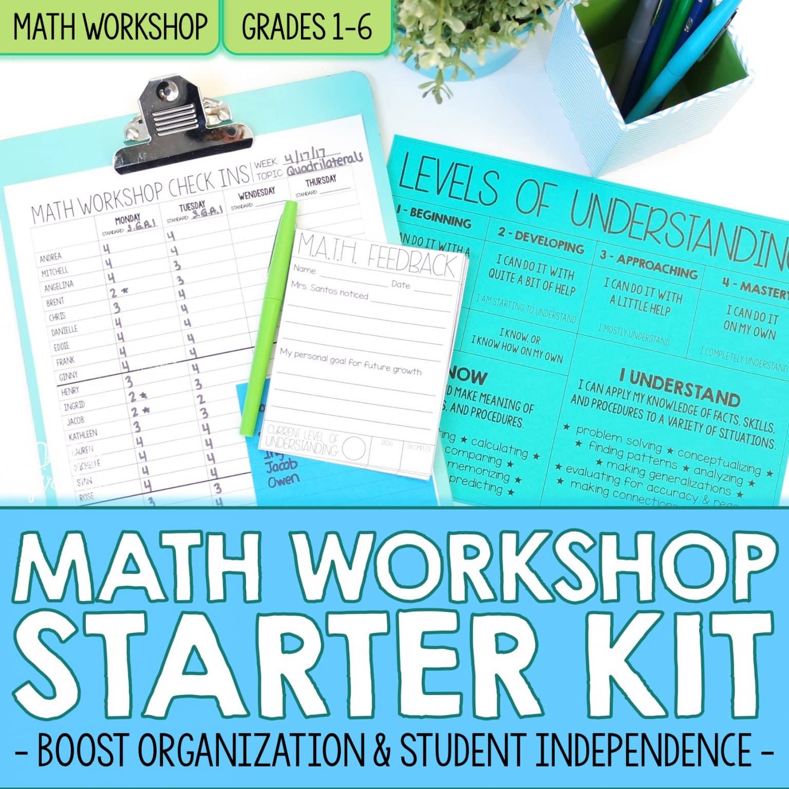 Top Five Ideas for Math Workshop At Your Seat Activities - Core Inspiration