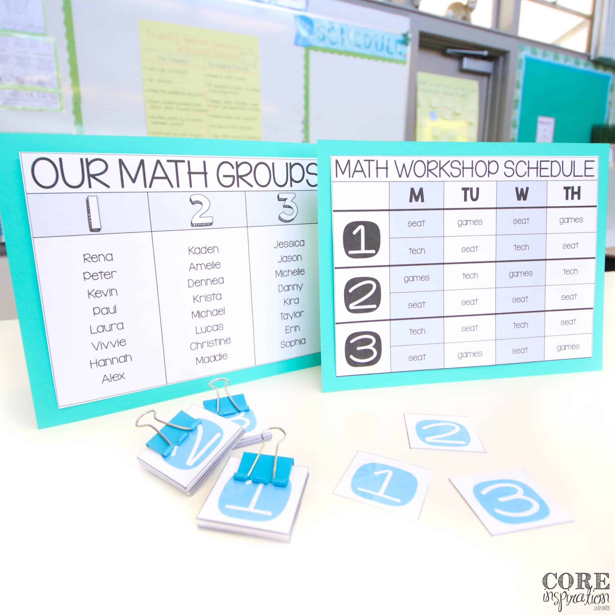 How To Make the Third Week of Math Workshop A Success – Core Inspiration