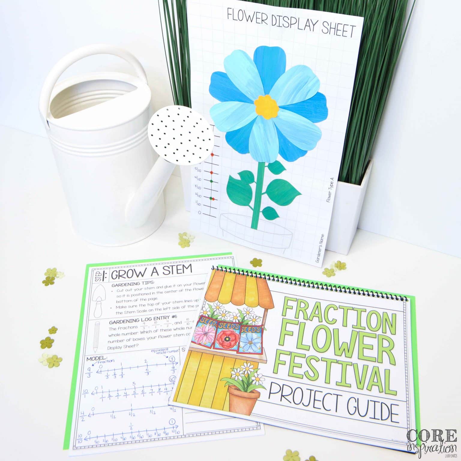 Third Grade Fractions Math & Art Project - Core Inspiration